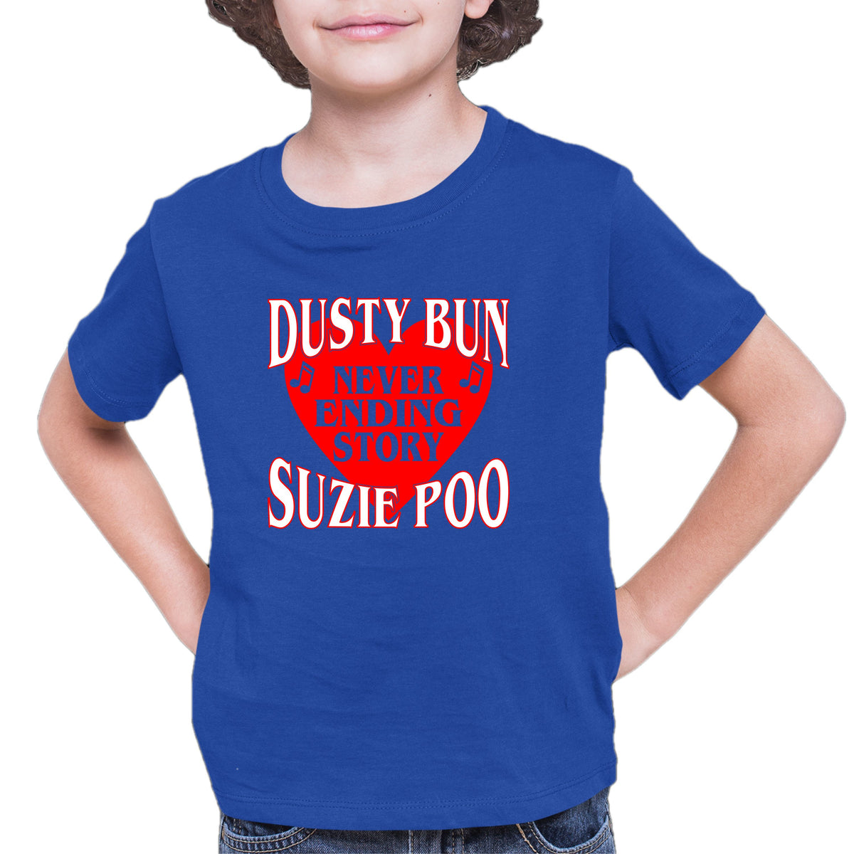 Dusty Bun Suzie Poo Never Ending Story Youth-Tshirt – Thealmighteecom