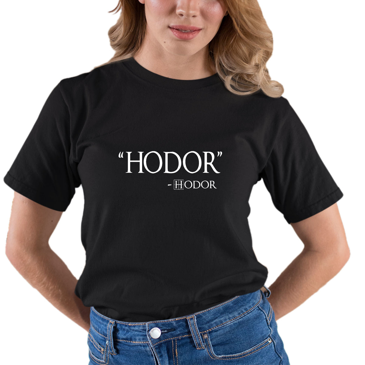Hodor Hodor Quote Adult-Tshirt – Thealmighteecom