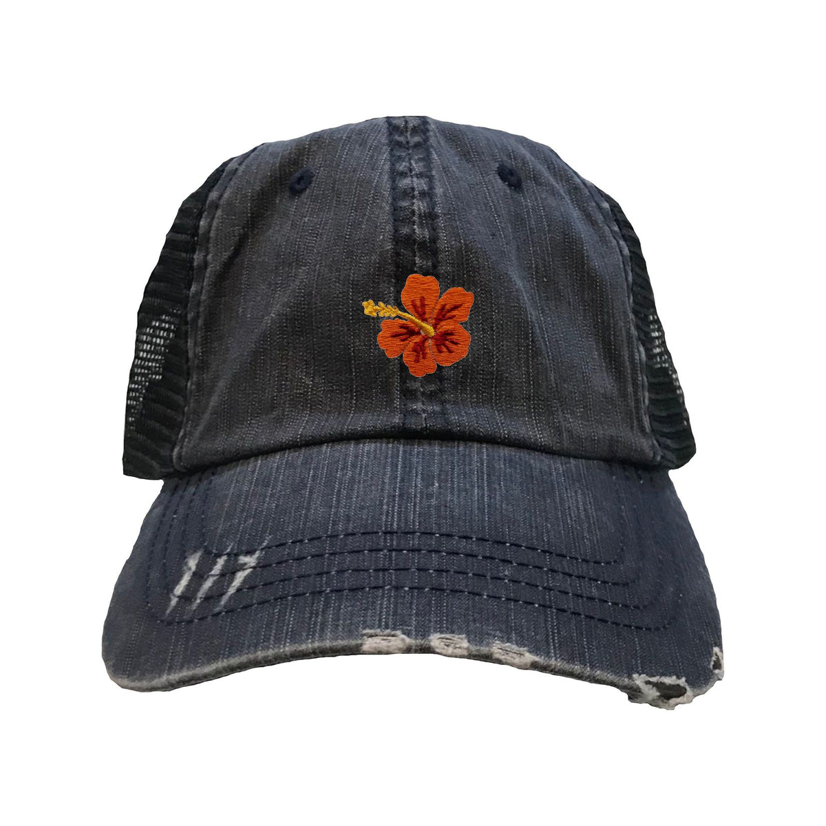 Hawaiian Flower Hibiscus Trucker-Hat – Thealmighteecom