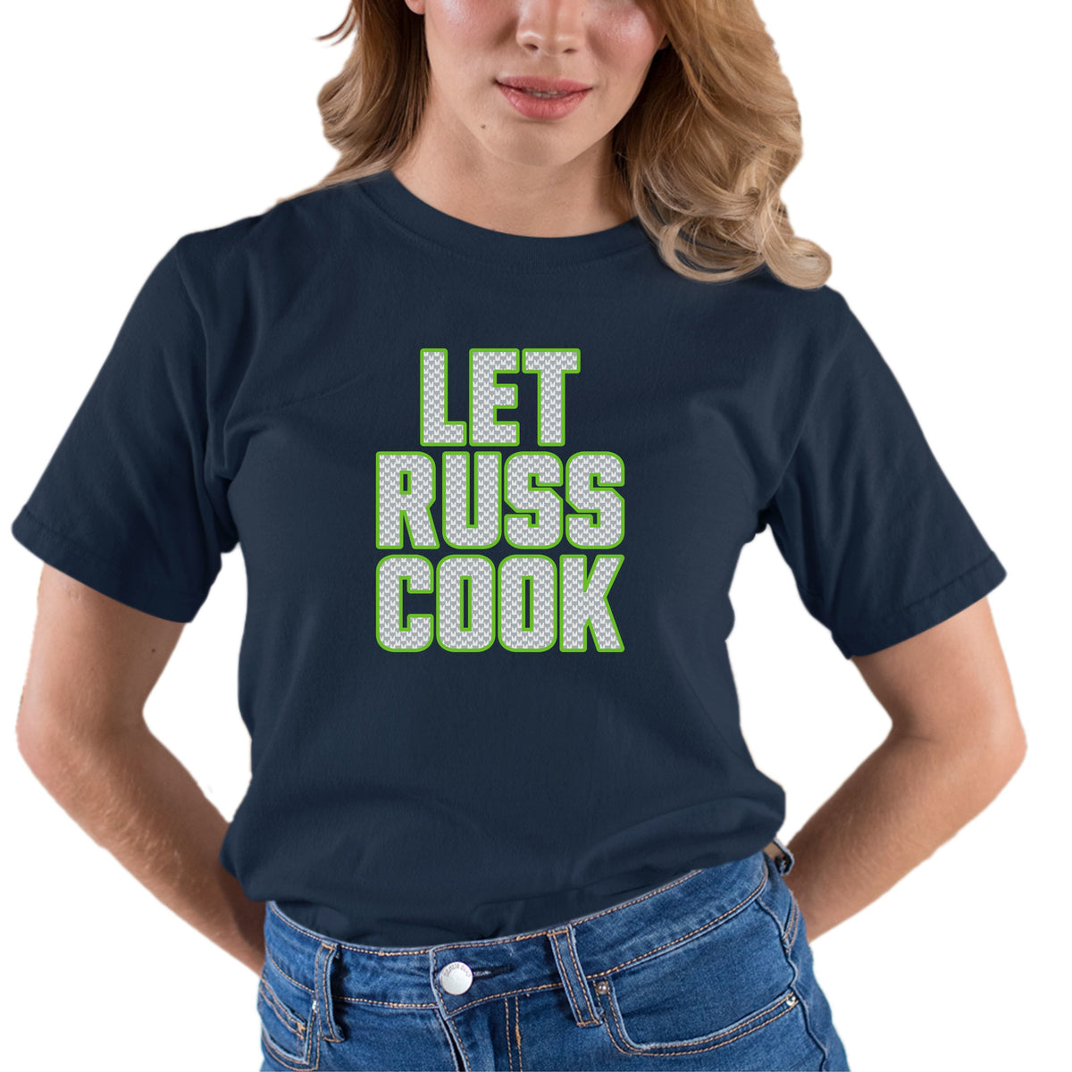 Let Russ Cook Adult-Tshirt – Thealmighteecom