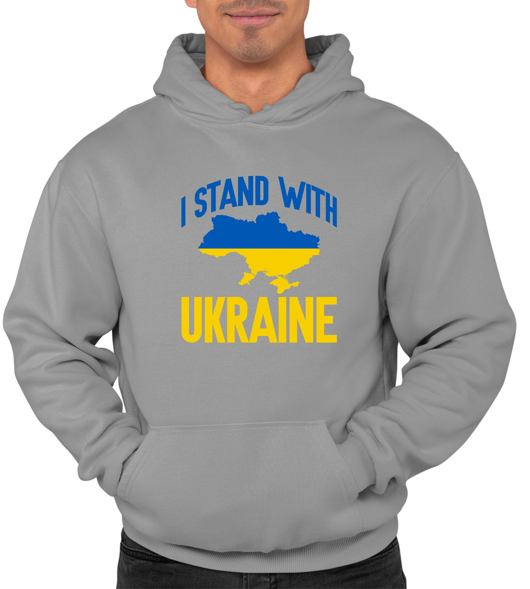 Support Ukraine I Stand With Ukraine Ukrainian Flag Hoodie ...
